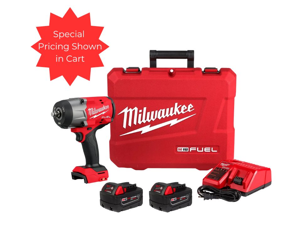 Open Box Milwaukee 2967-22 1/2" High Torque Impact Wrench | Extra Mile ...